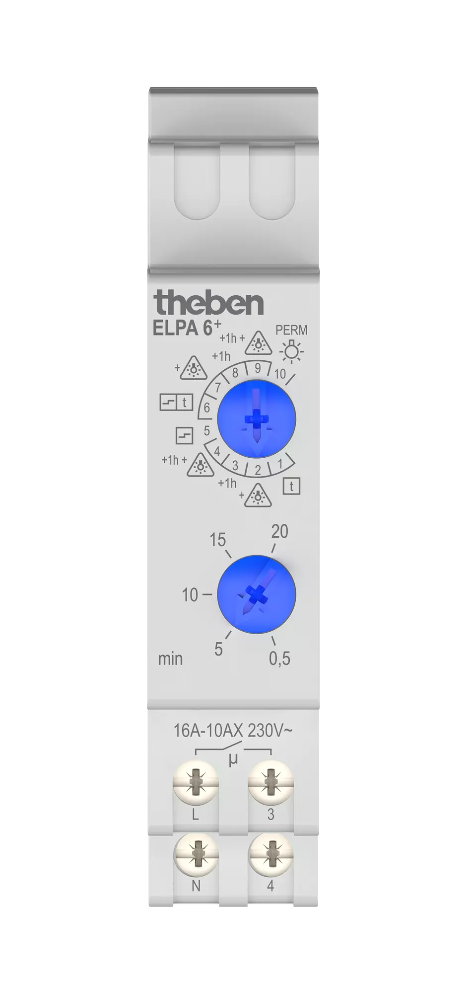 ELPA 6 plus | DIN-skena | Trappautomat | Tid- och ljusstyrning | Theben